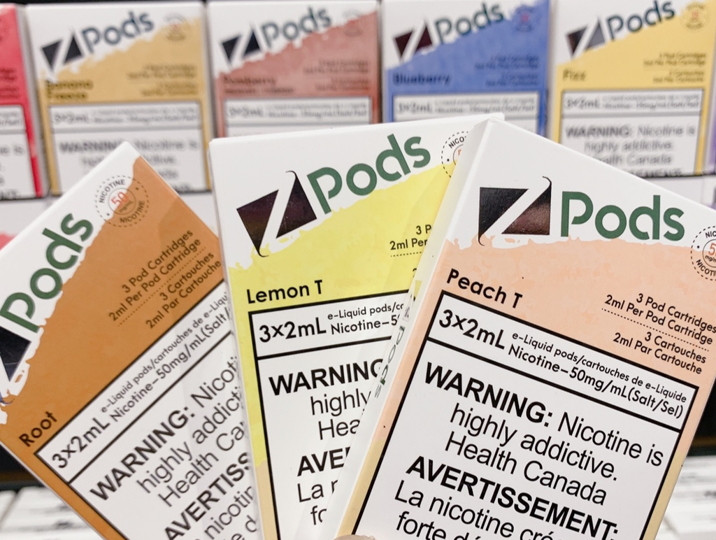 *NEW* Z-Pod Flavour - Peach T, Lemon T, Root – VapingStory