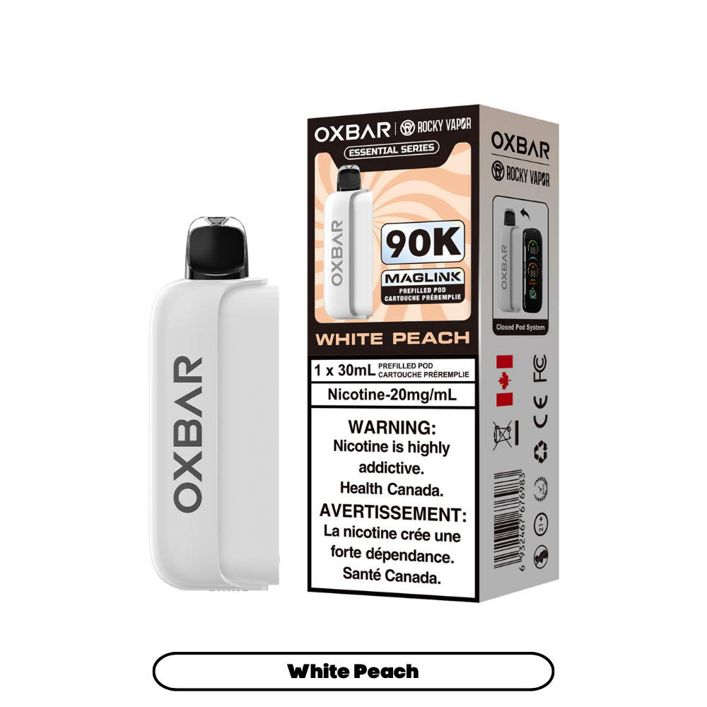 White Peach by OXBAR Maglink 90K (Pod) - Closed Pod System [ON ...